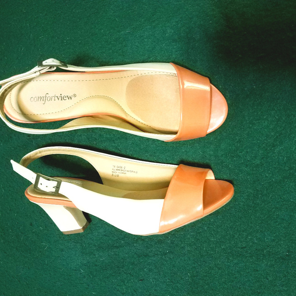 comfortview | Shoes | Heeled Sling Back Open Toed | Poshmark